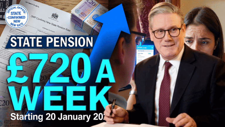 DWP Officially Confirms £720 Weekly State Pension Starting 20 January ...